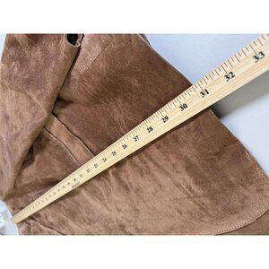 Weatherproof | Jackets & Coats | Weatherproof Brown Suede Leather Mens ...